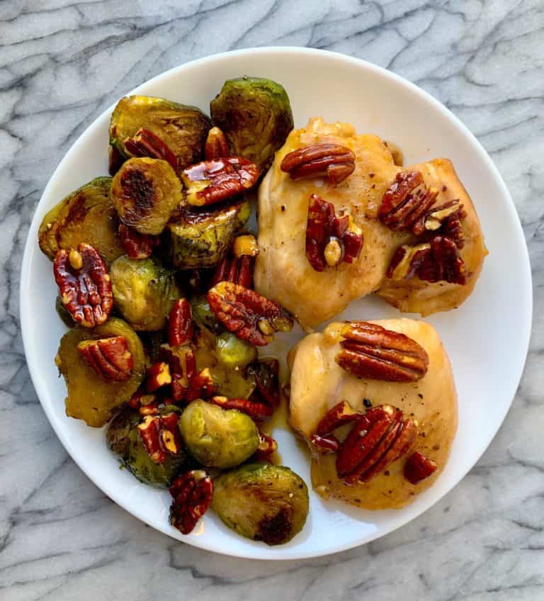 MAPLE PECAN CHICKEN THIGHS - Organically Addison