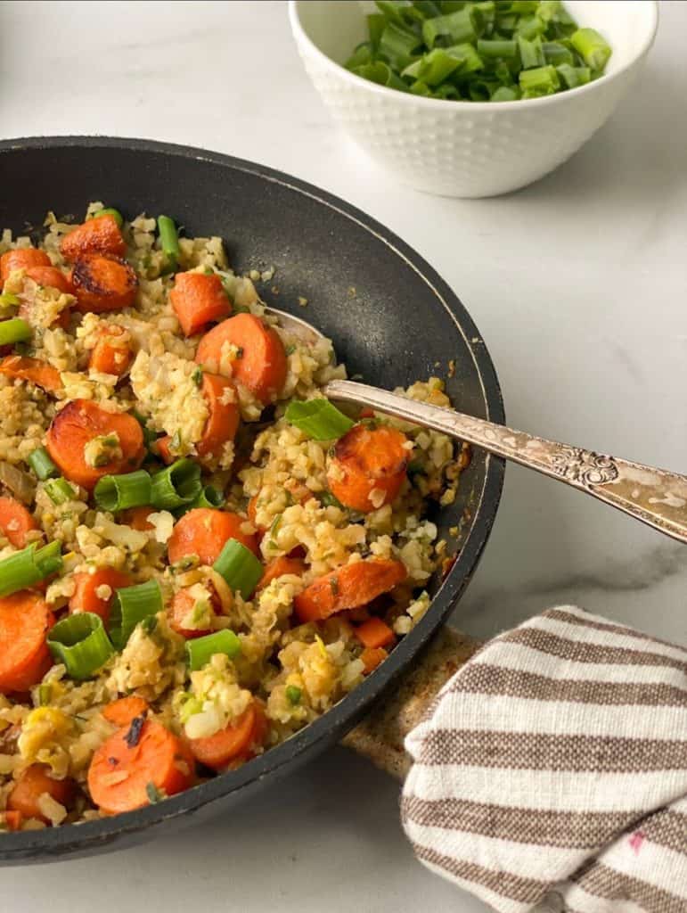 WHOLE30 CAULIFLOWER FRIED RICE - Organically Addison