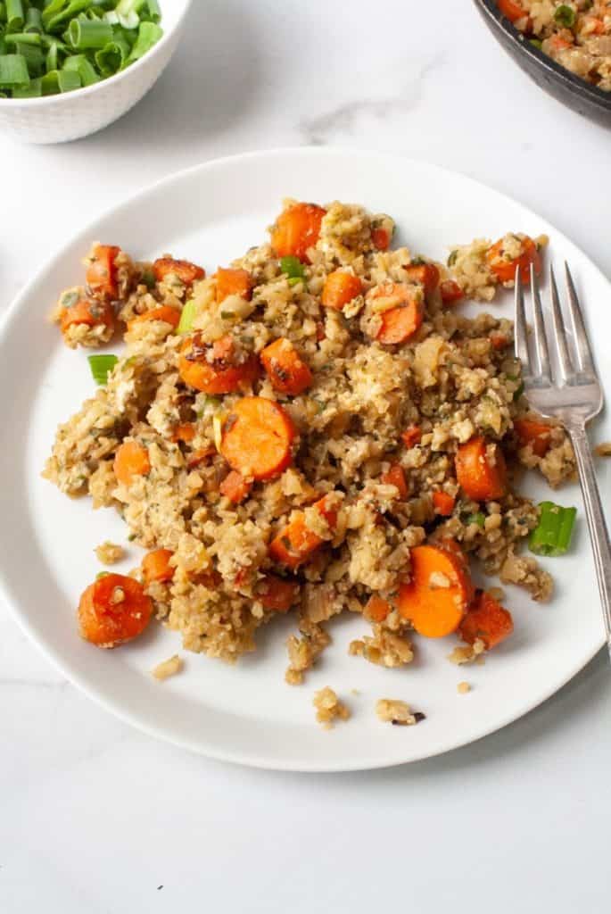WHOLE30 CAULIFLOWER FRIED RICE - Organically Addison