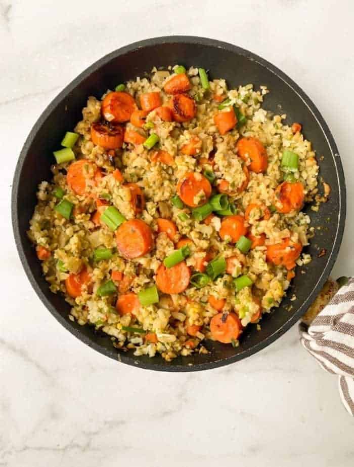 WHOLE30 CAULIFLOWER FRIED RICE - Organically Addison