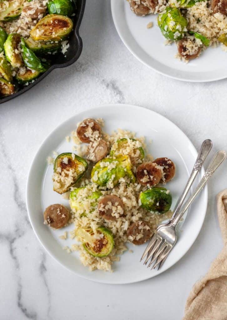 PALEO SAUSAGE RICE SKILLET - Organically Addison