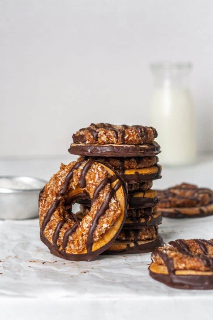 Paleo Gluten Free Samoa Cookies - Organically Addison