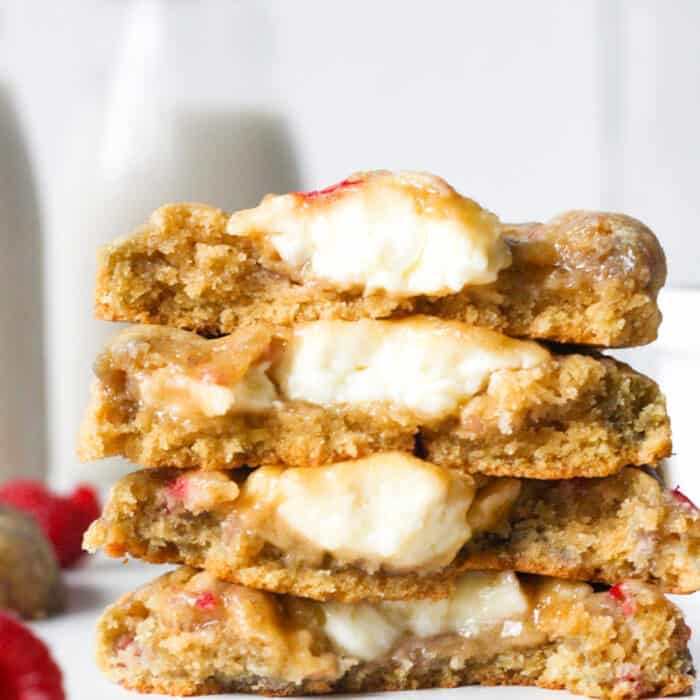 Raspberry Cheesecake Cookies Organically Addison