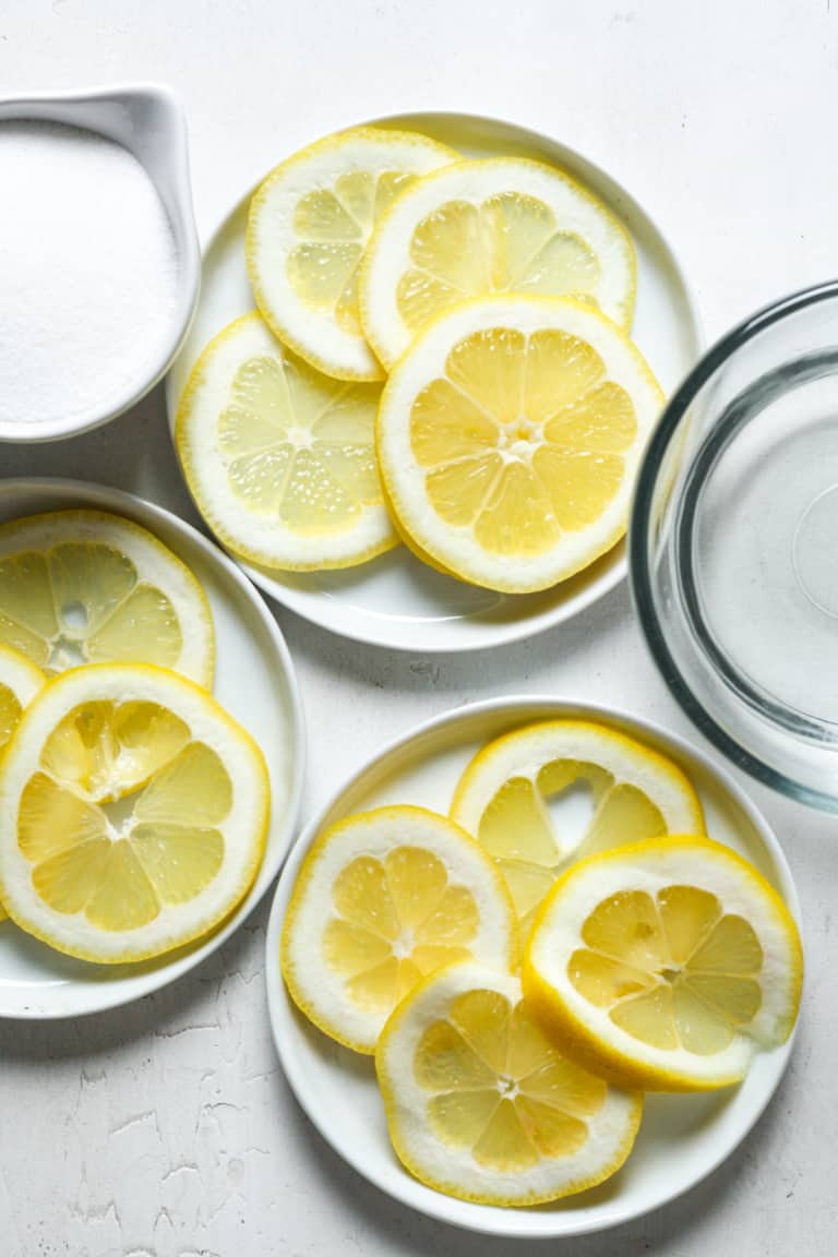 Candied Lemon Slices - Organically Addison