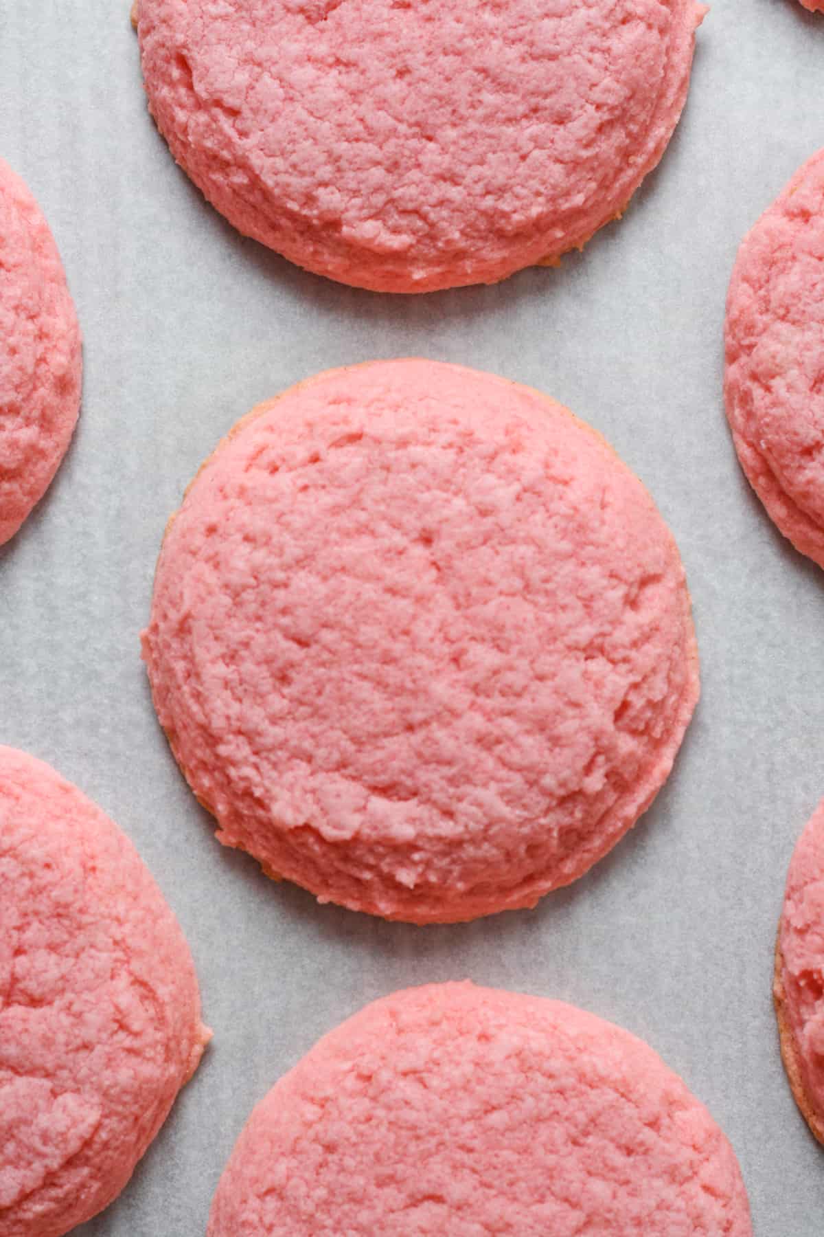Pink Sugar Cookies - Organically Addison
