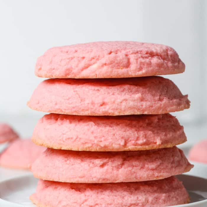 Pink Sugar Cookies - Organically Addison
