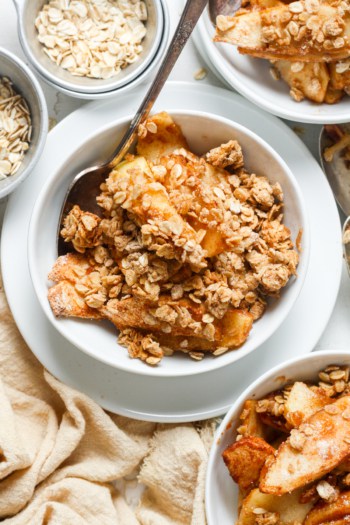 Healthy Apple Crisp - Organically Addison
