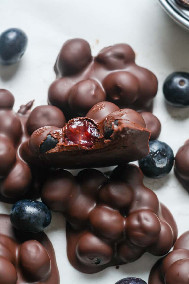 Chocolate Covered Blueberries - Organically Addison