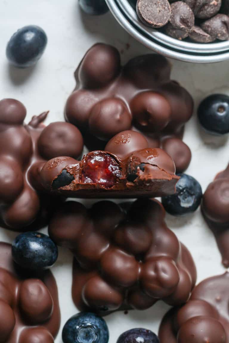 Chocolate Covered Blueberries - Organically Addison