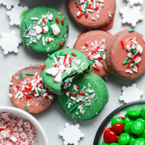 Christmas Oreos - Organically Addison
