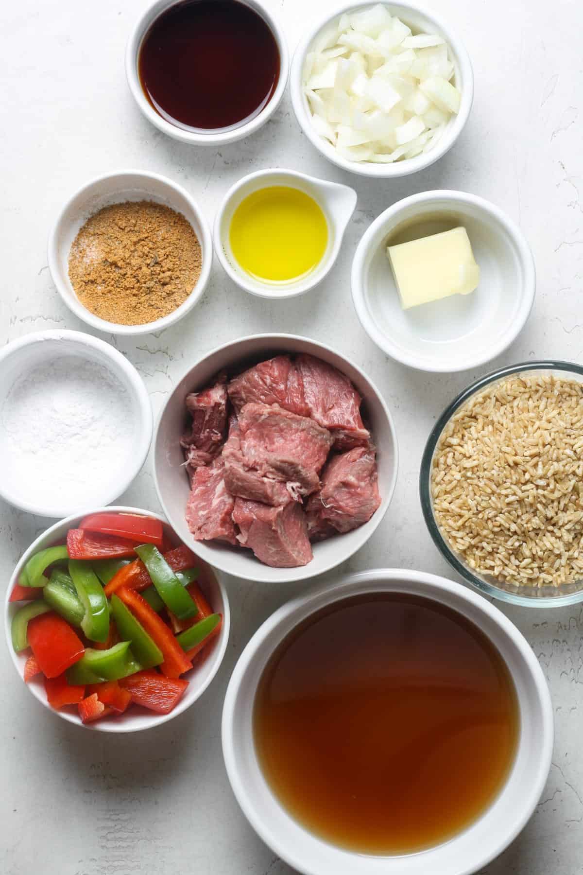 Beef Tips and Rice - Organically Addison