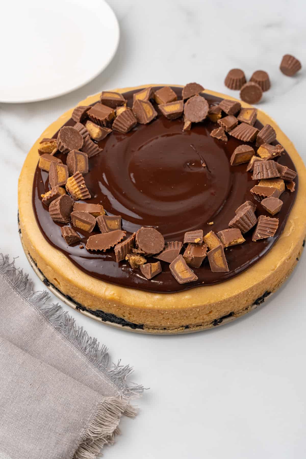 Peanut Butter Cheesecake - Organically Addison