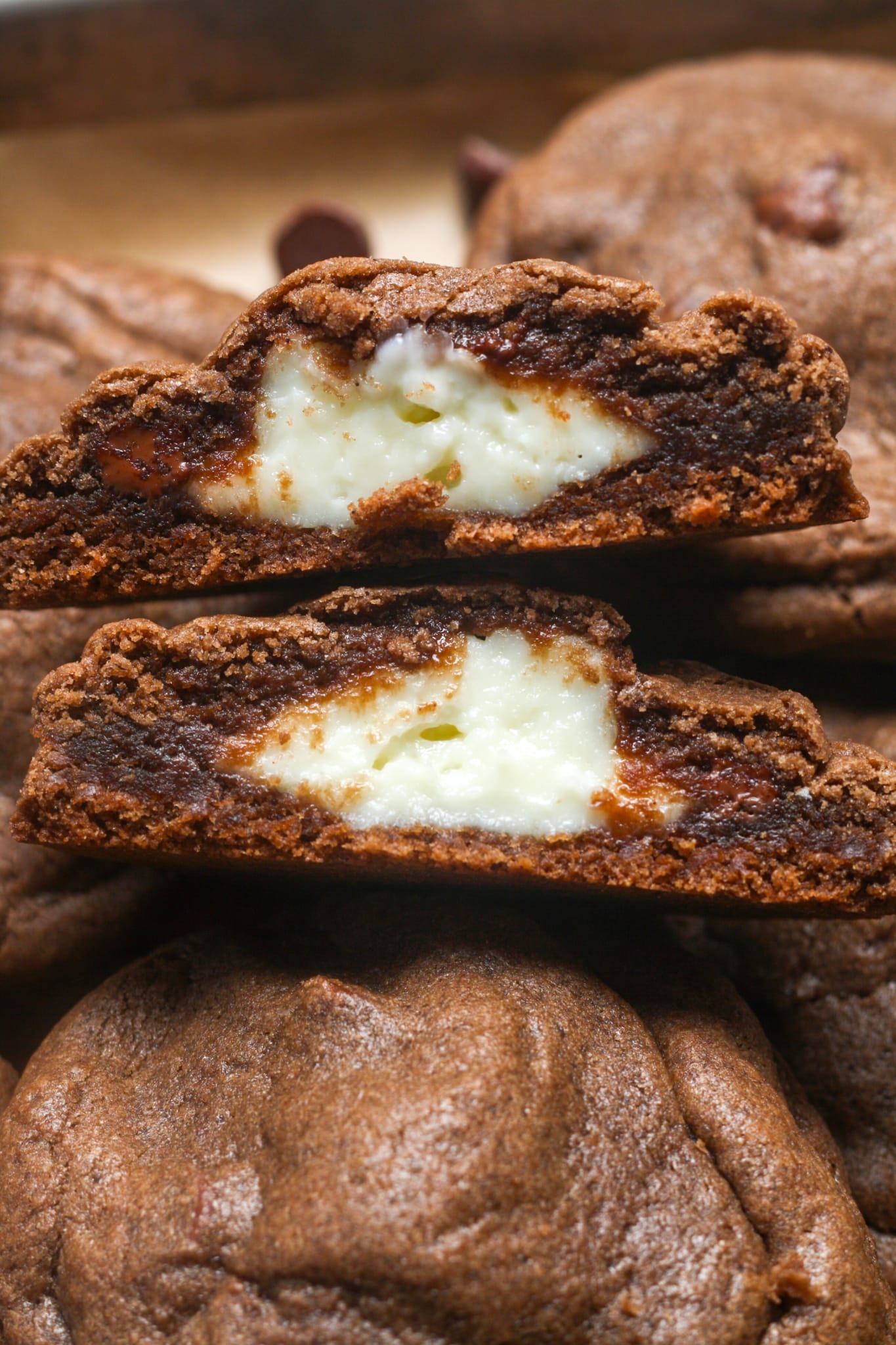 Chocolate Cheesecake Cookies - Organically Addison