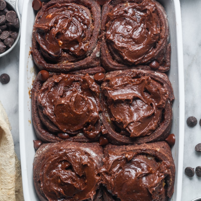 Chocolate Cinnamon Rolls - Organically Addison