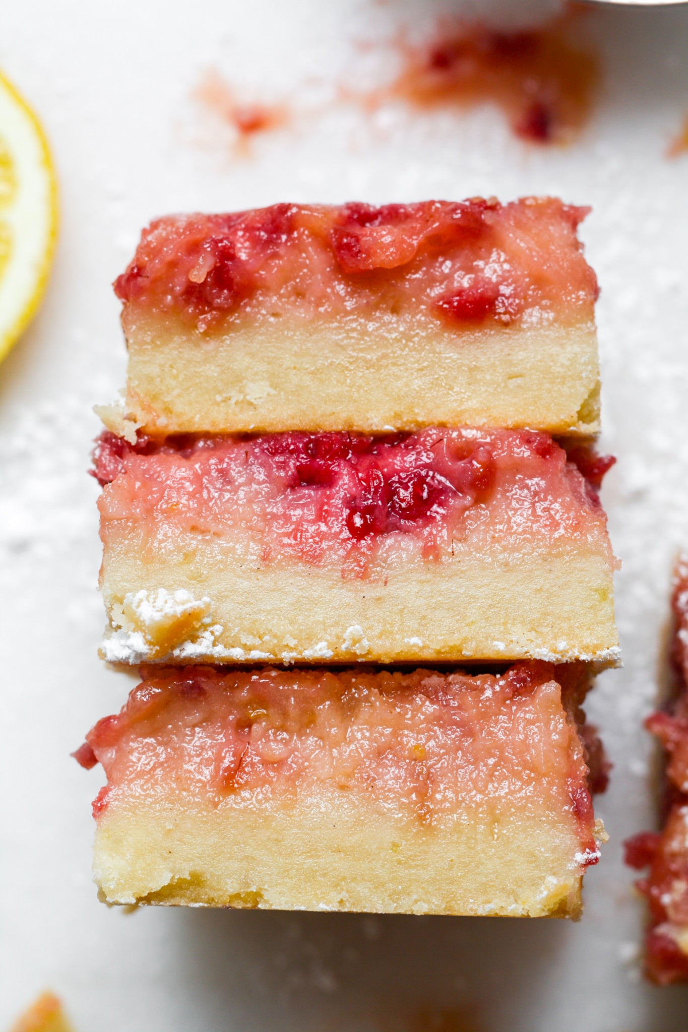 Lemon Raspberry Bars - Organically Addison